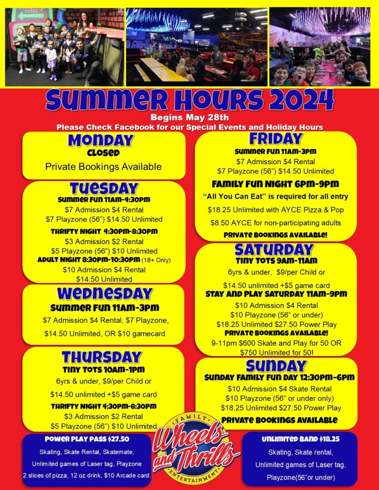 Calendar - Wheels and Thrills